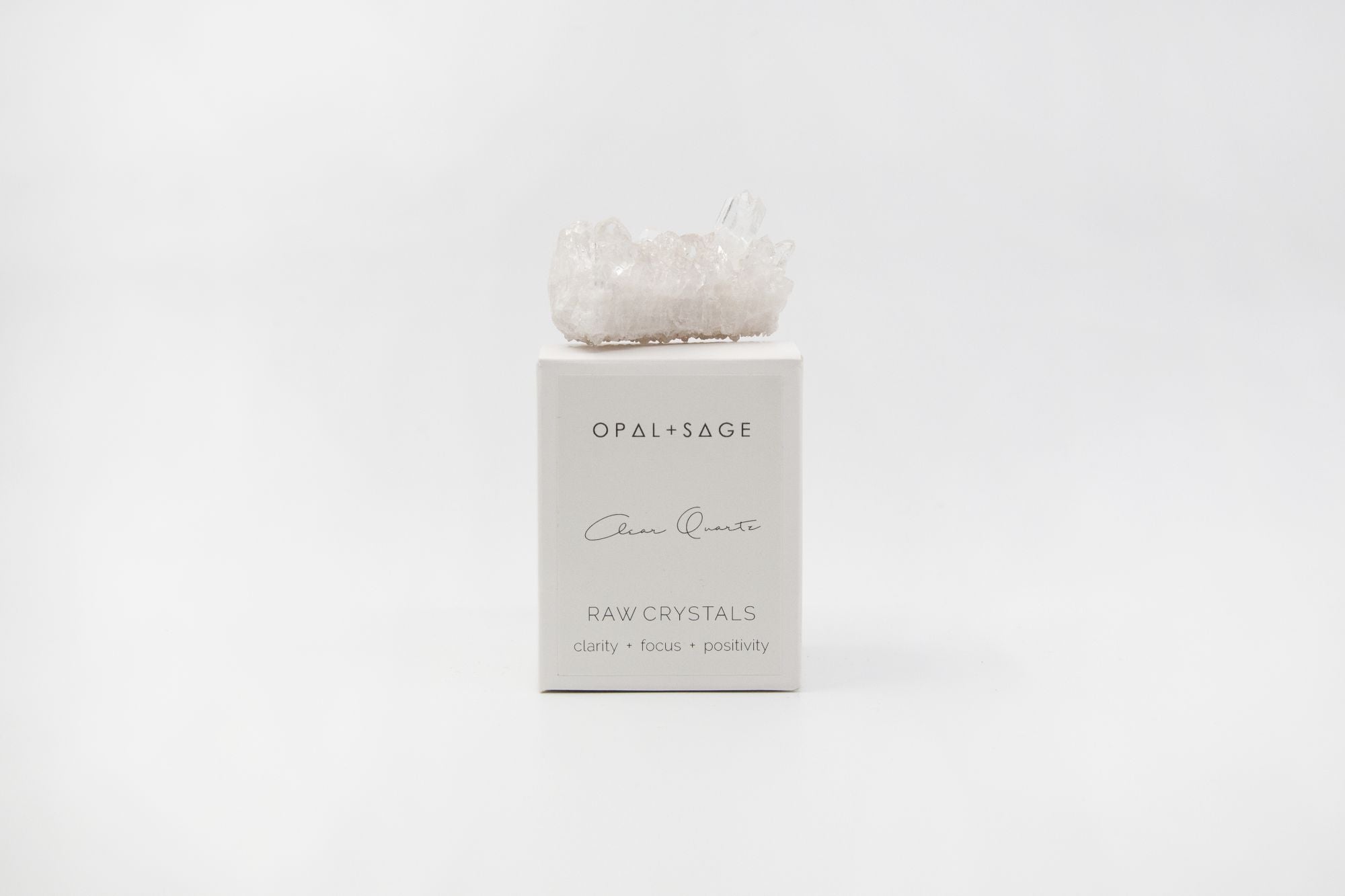 Opal + Sage Clear Quartz Crystal – Mia Dolce Havelock North